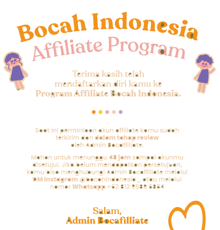 Program Affiliasi Bocah Indonesia - Toko Bocah Indonesia
